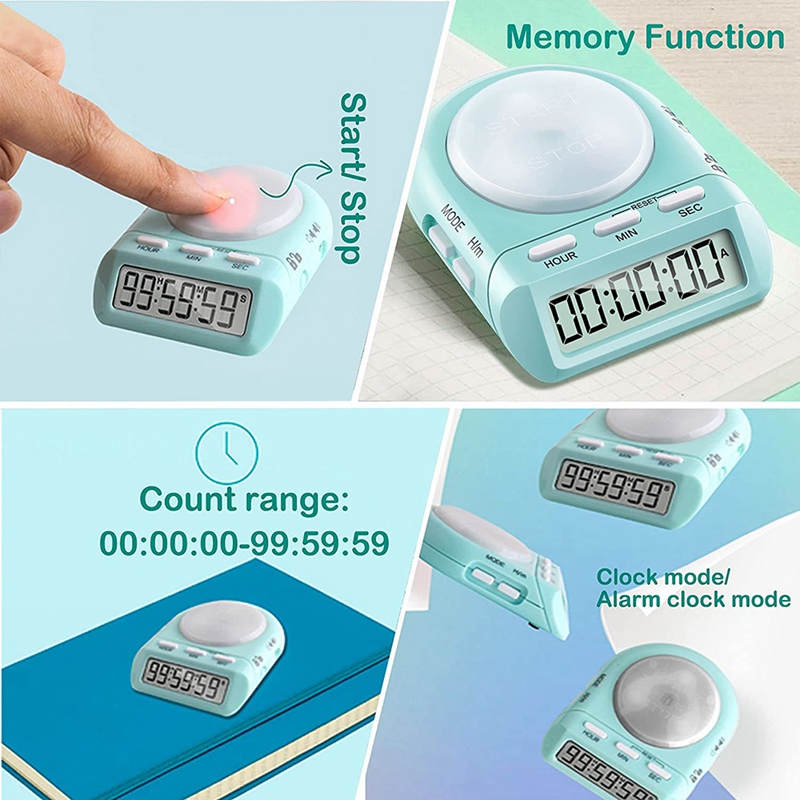 Digital Kitchen Timer with 100 Hour Clock Count Do... – Grandado