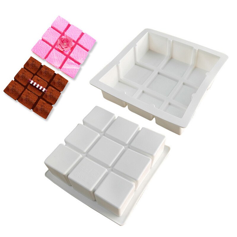 Rectangle Silicone Mousse Mold Rhombus Cake Mold B... – Grandado
