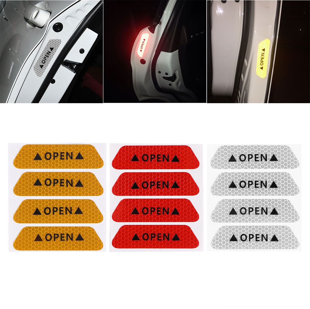 car Accessories Exterior Reflective Door Stickers ... – Grandado