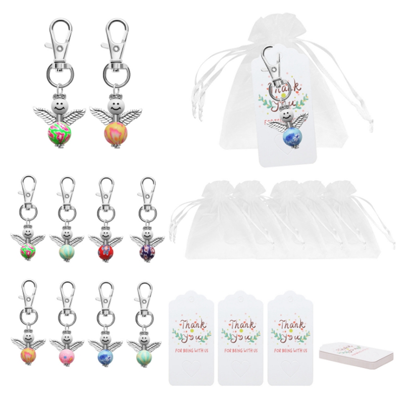 20PCS Angel Keychain Baby Baptism Wedding Guest Th... – Grandado