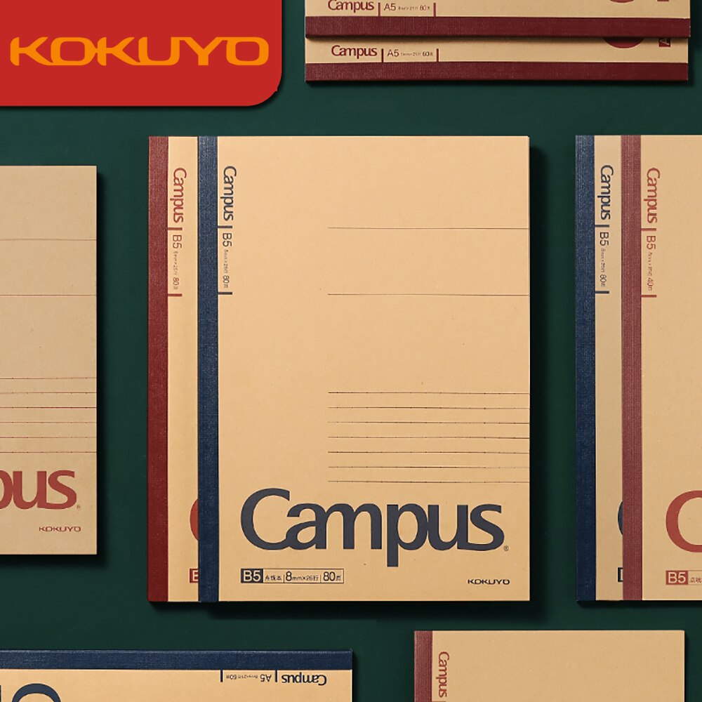 2 pcs Japan KOKUYO Wireless Binding Book Campus Kr... – Grandado