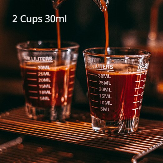 30ml Classic Style Espresso Cup Glass Wine Glass O... – Vicedeal
