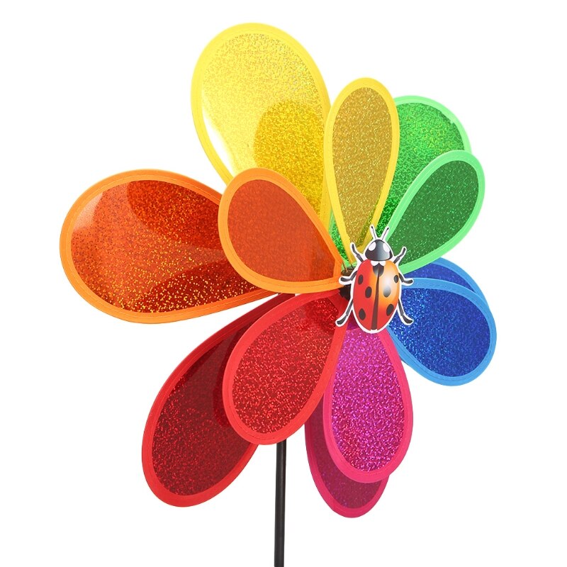 HBB Sequins Insect Windmill Whirligig Wind Spinner... – Grandado