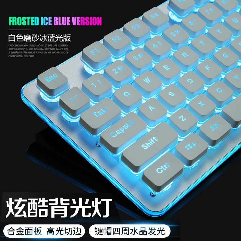 Gaming Wireless Keyboard 2.4G Mini Charging Backli... – Grandado