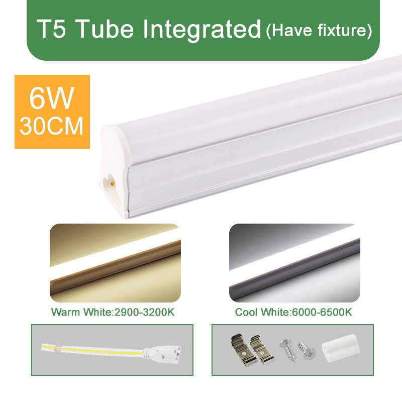 Kaguyahime 30cm 60cm Integrated T8 T5 LED Tube 6W ... – Grandado