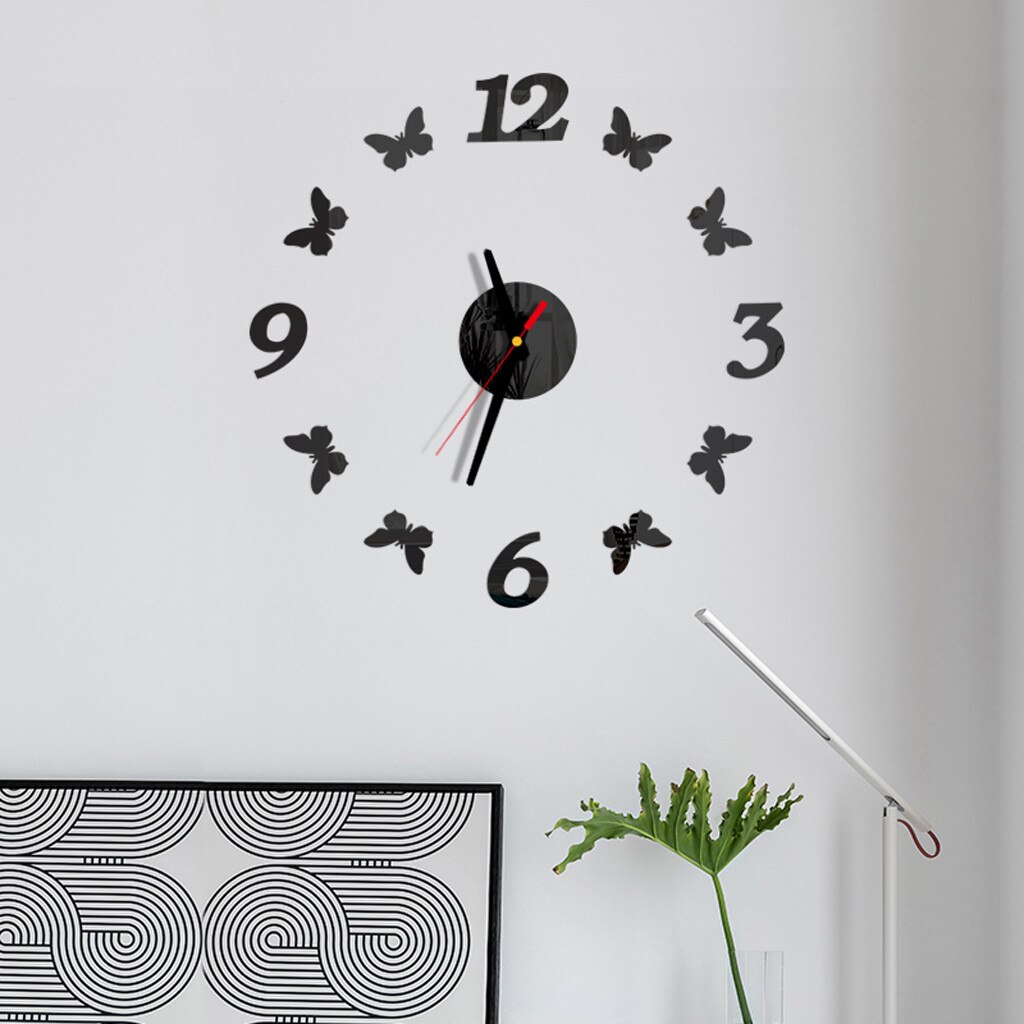Acrylic Clock Acrylic Modern Diy Wall Clock 3d Mir... – Vicedeal