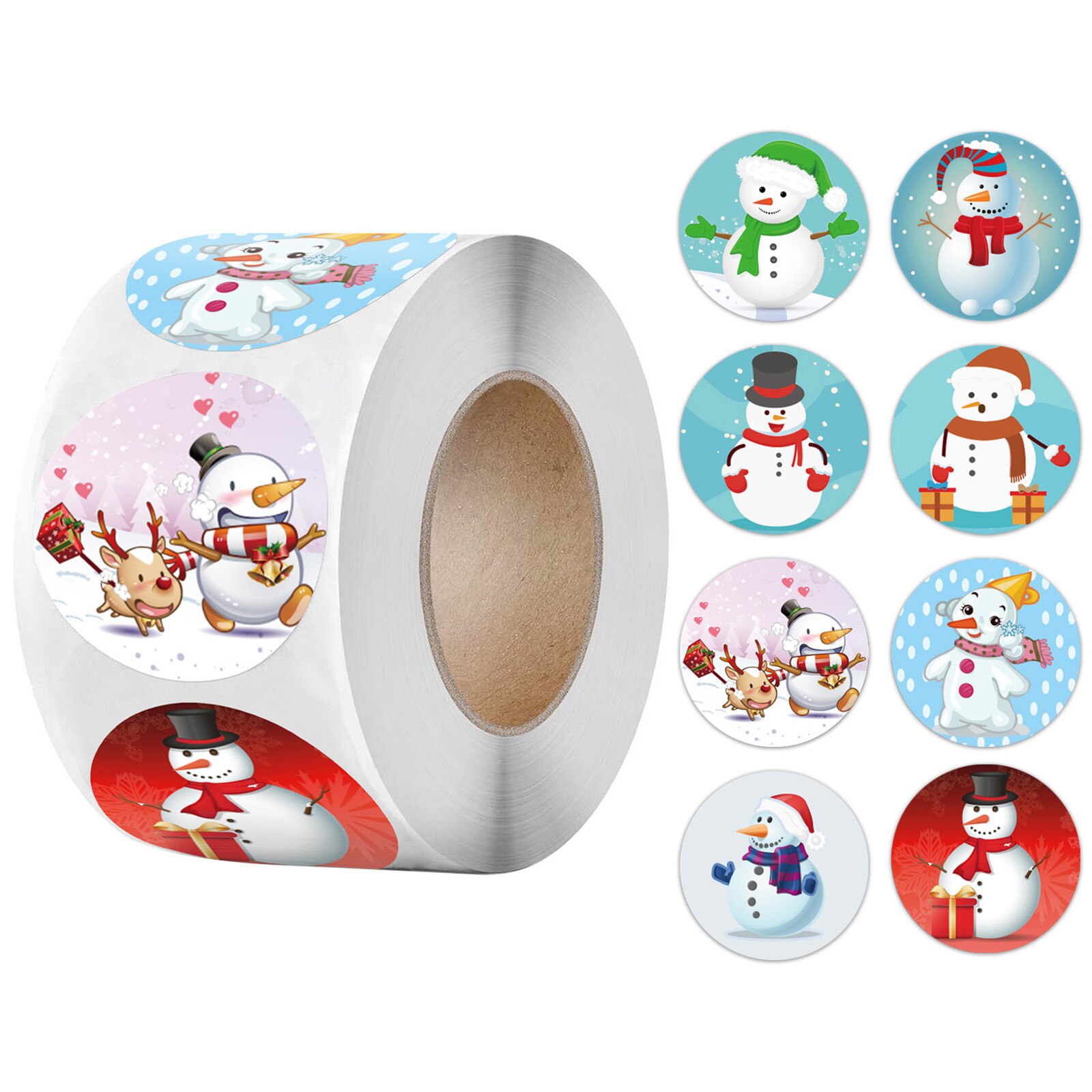 Pack Sticker Christmas Decorating 1 Roll 500 Posts... – Grandado
