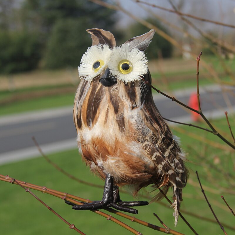 Simulatie Uil Standbeeld Handgemaakte Schuim Veer ... – Vicedeal