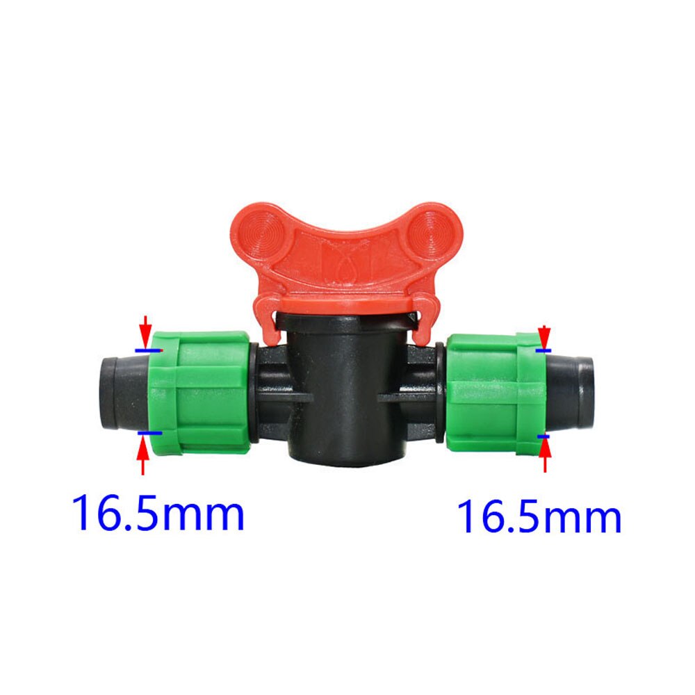 16mm Irrigation Drip Tape Connector Valve Garden T... – Grandado