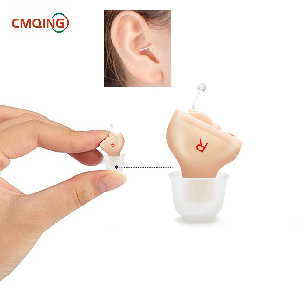 Mini CIC Hearing Aid Invisible Sound Amplifier Vol... – Grandado