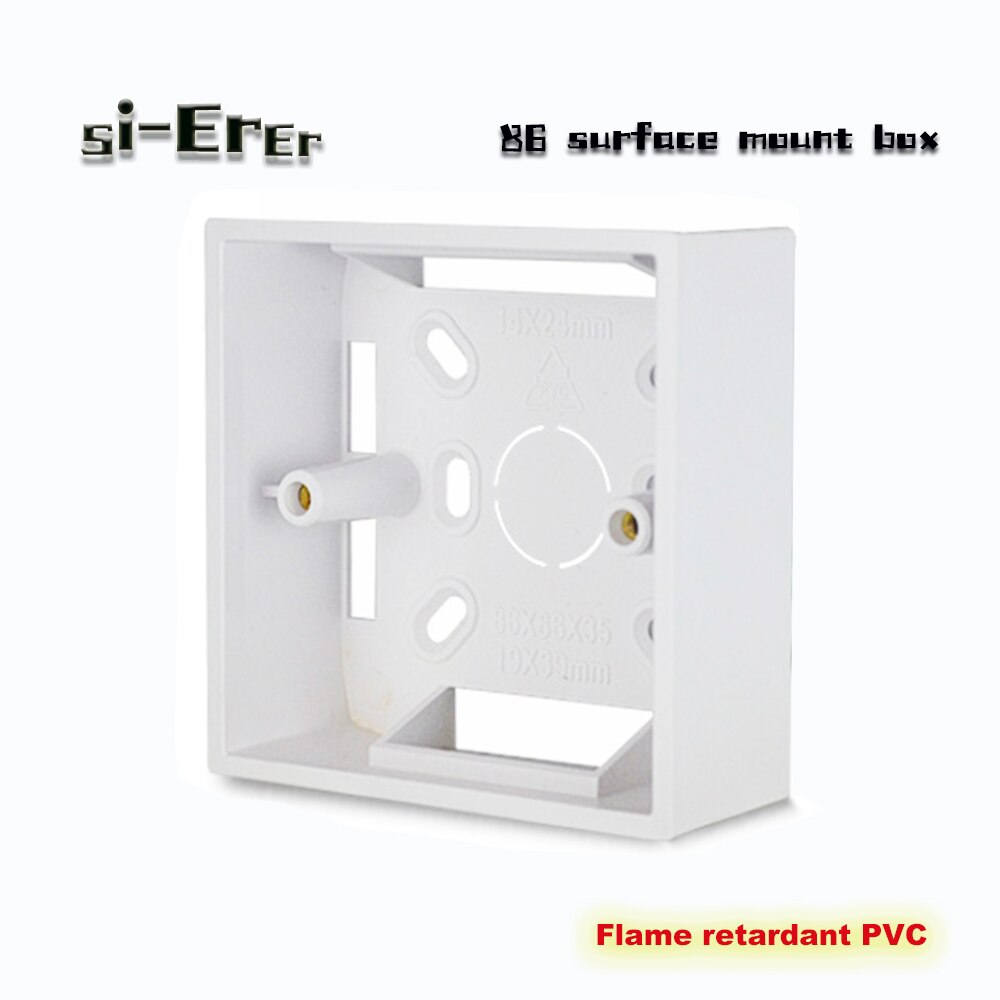 86 type surface mount box size 86*86*35mm – Vicedeal