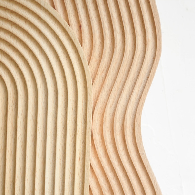 Wooden Chopping Block Bread Tray Dessert Food Cush... – Vicedeal