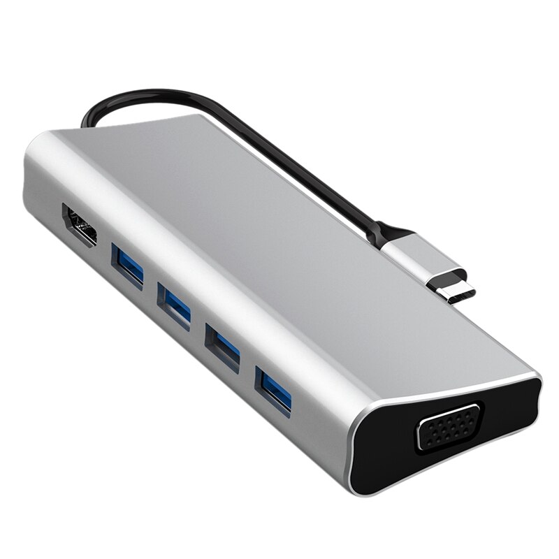 USB C Hub Multiport Adapter 11-in-1 mit 4 USB 3,0 ... – Grandado
