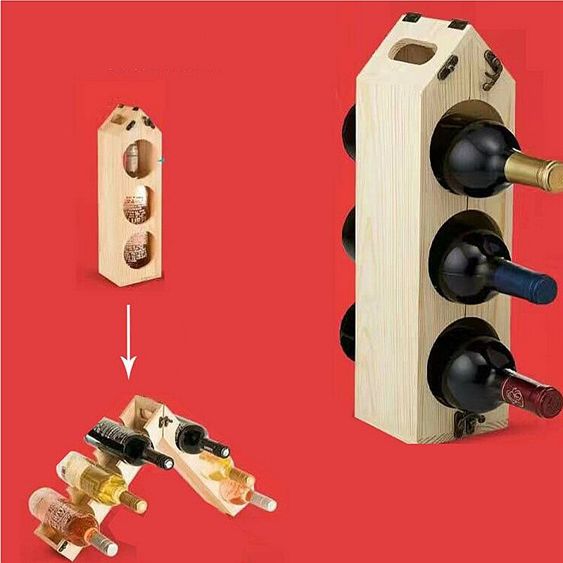 Wooden Wine Bottle Rack and Practical Red Wine Rac... – Vicedeal