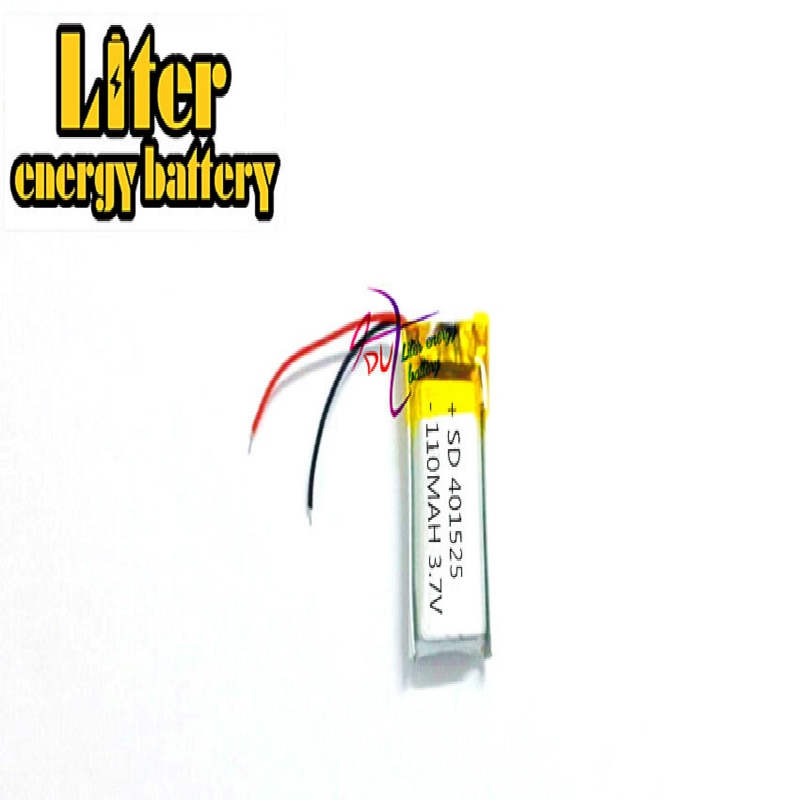 3.7V 110mAh 401225 401025 401525 Lithium Polymer L... – Vicedeal