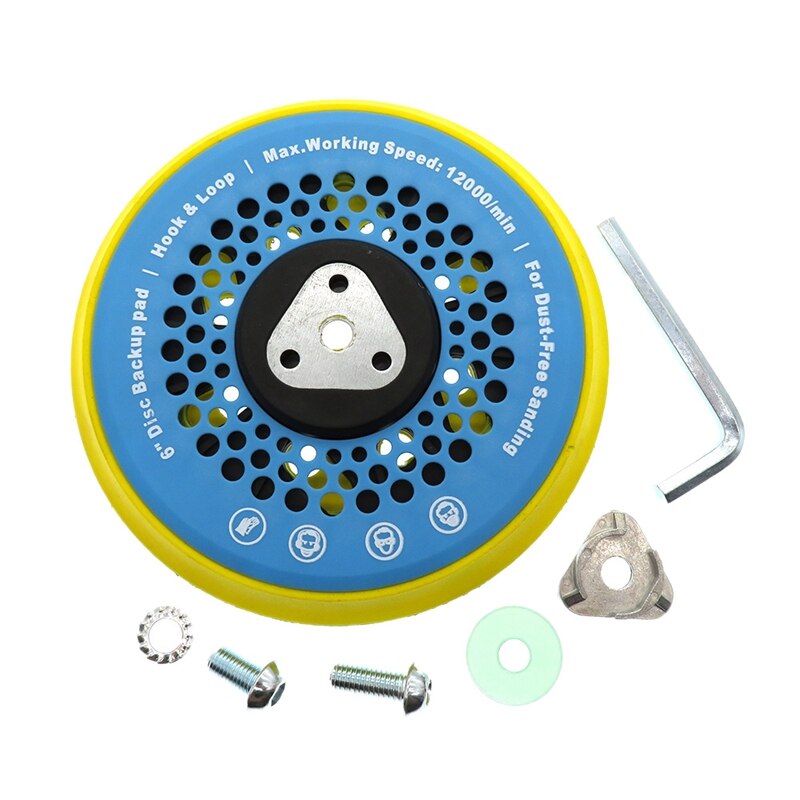 6 Inch 150Mm Multi-Functional Sanding Pad Sander B... – Grandado