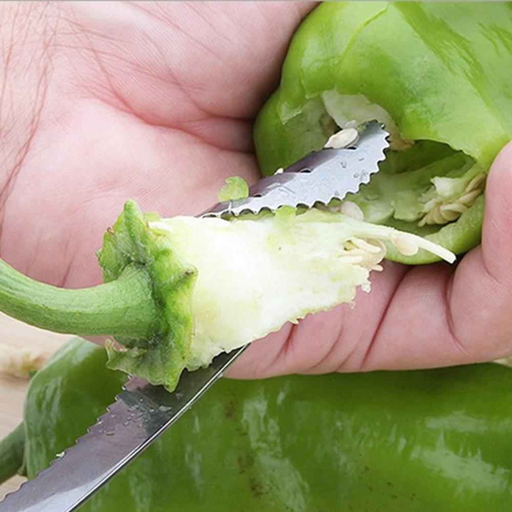 Jalapeno Peper Corer Rvs Peper Chili Corer Remover... – Grandado