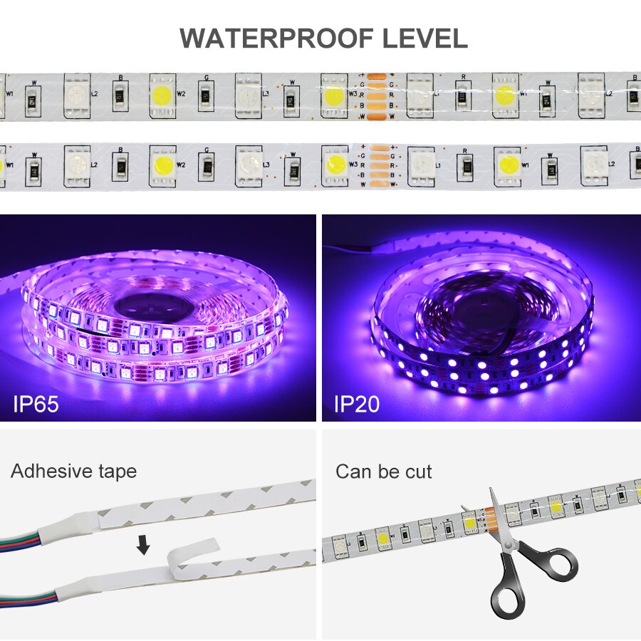 Led Strip 5050 Waterdichte Rgb Rgbw Rgbww Led Flex... – Vicedeal