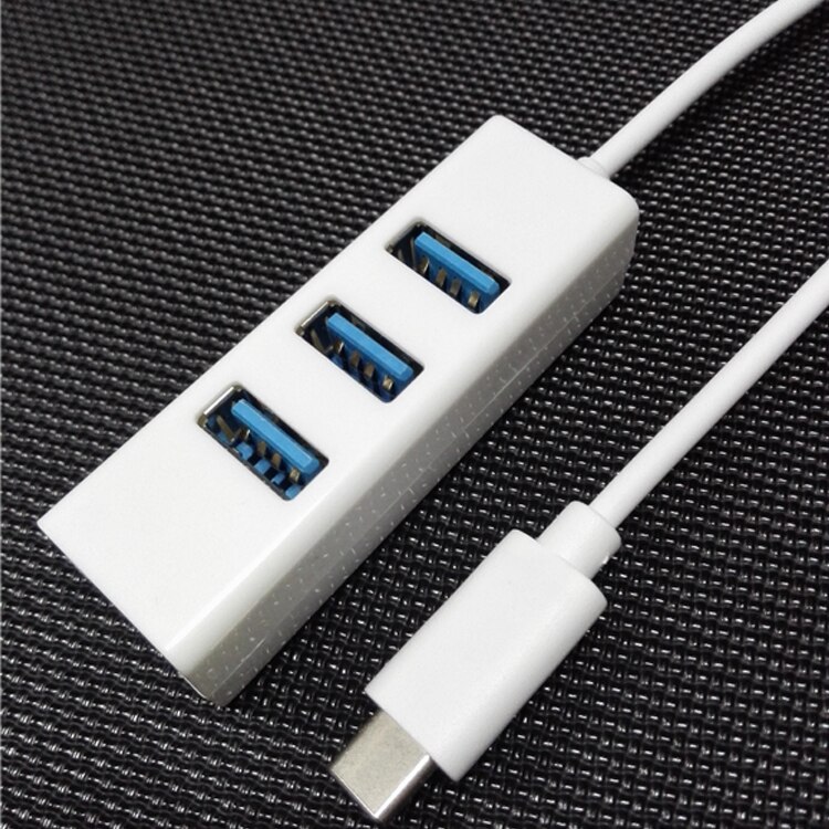 USB 3.1 Type-C to 3 Port USB Hub (white) – Grandado