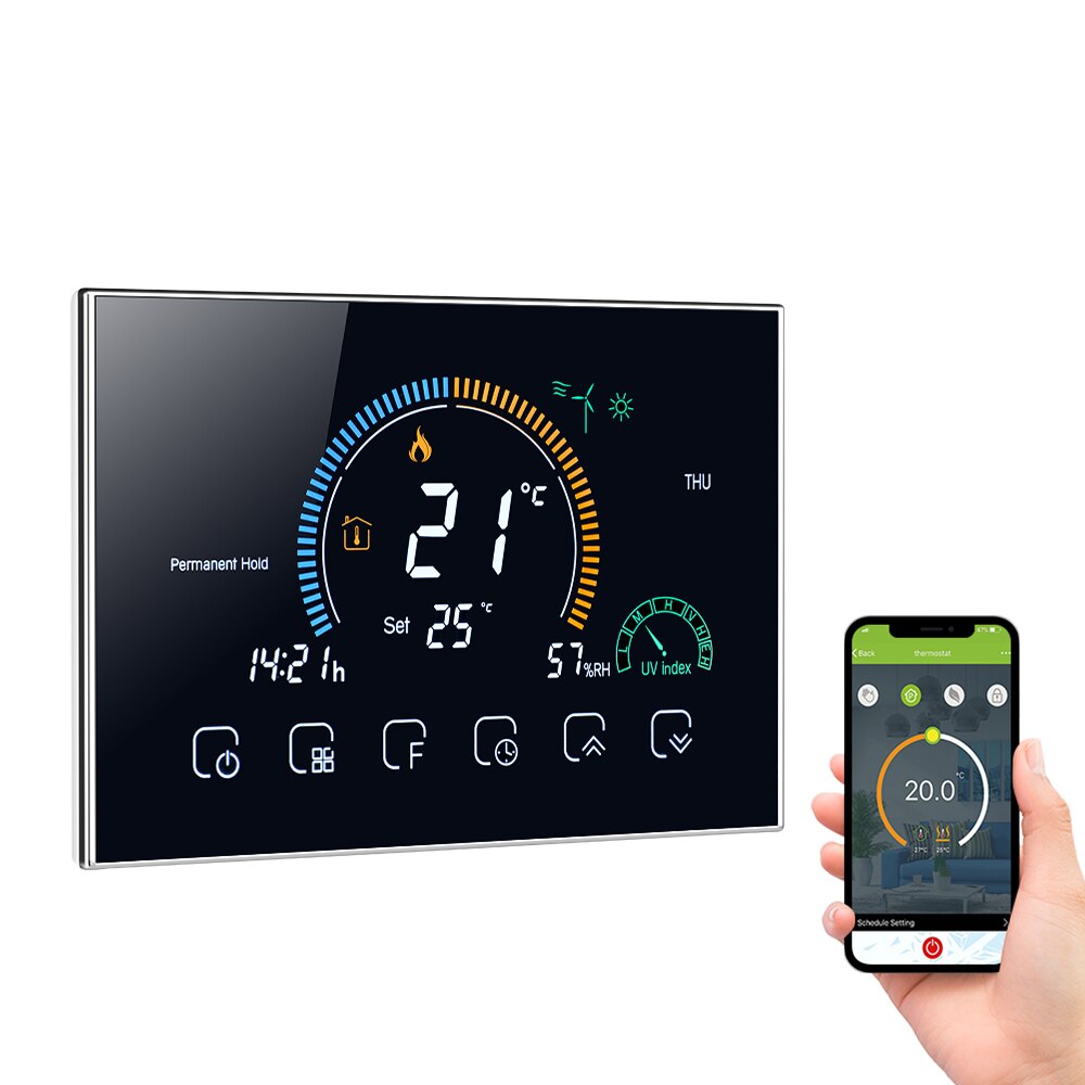 Wi-Fi Smart Programmable Thermostat Voice APP Cont... – Vicedeal