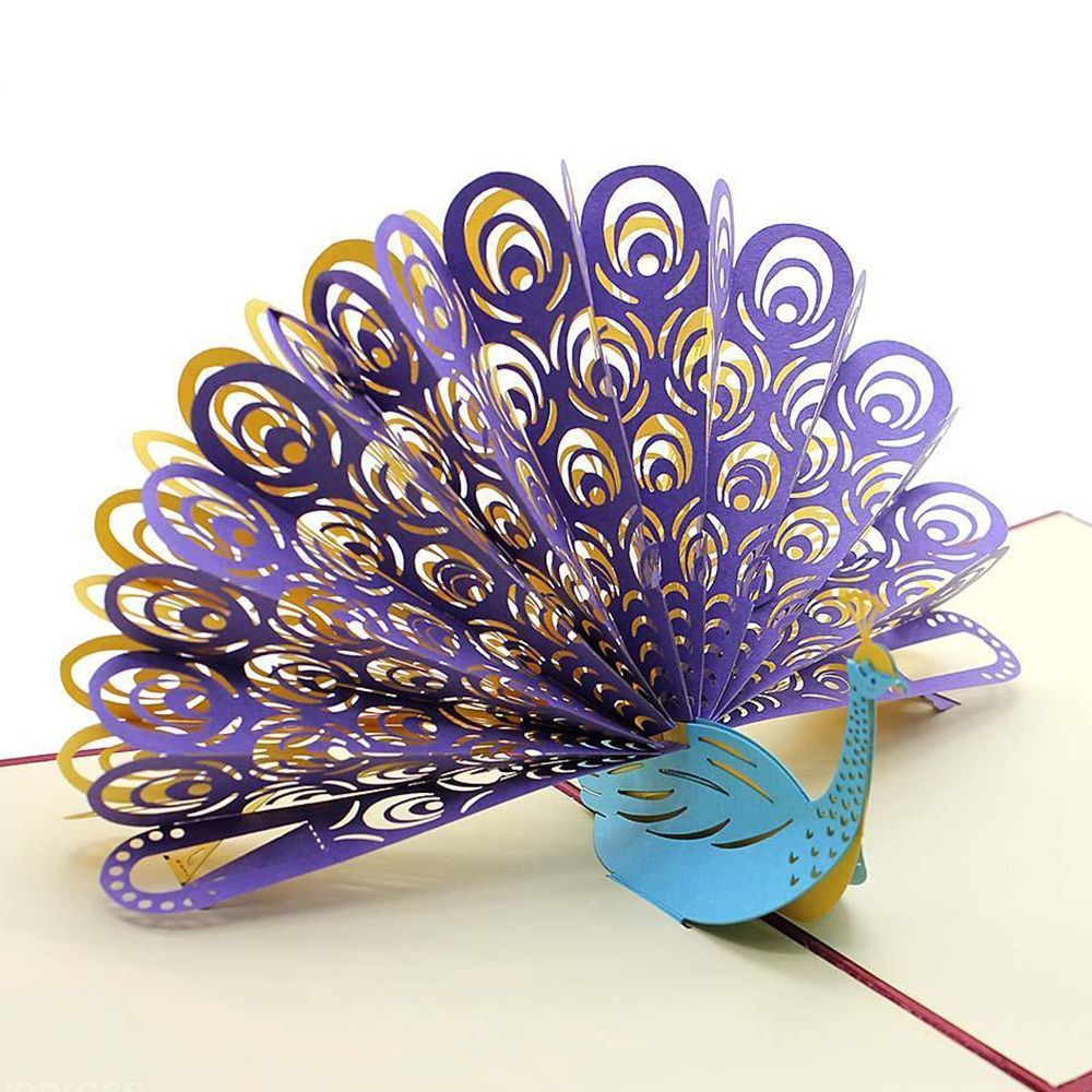 1pc 3D Paper Greeting Card Handmade Delicate Effec... – Grandado