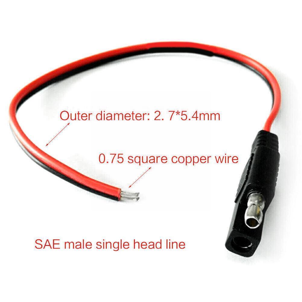1Pcs Rode Sae Diy Kabel 18AWG Dc Power Automotive ... – Vicedeal