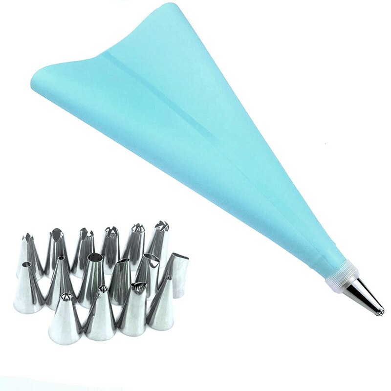 18Pcs/Set Silicone Pastry Bag Nozzles Tips Diy Ici... – Grandado
