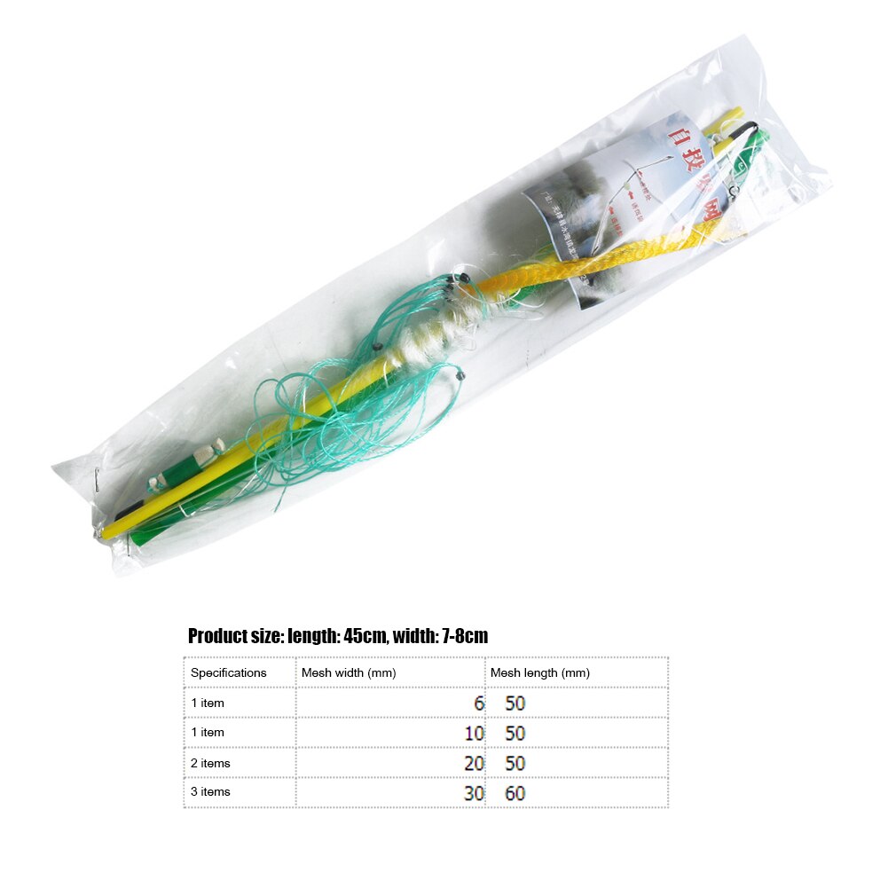 Portable Fishing Mesh Fishing Cage Net Hook Free O... – Vicedeal