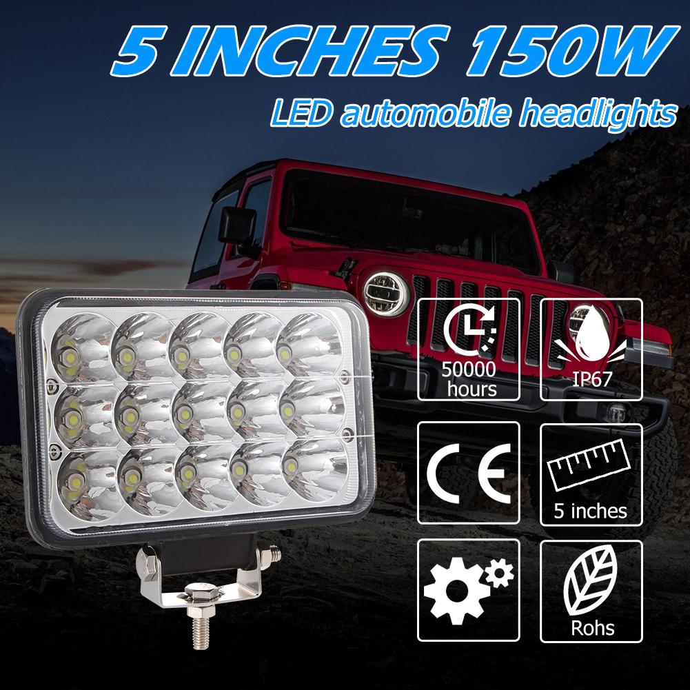 150W 15000LM 4X6 Led Hi/Low Sealed Beam Koplamp Ho... – Vicedeal