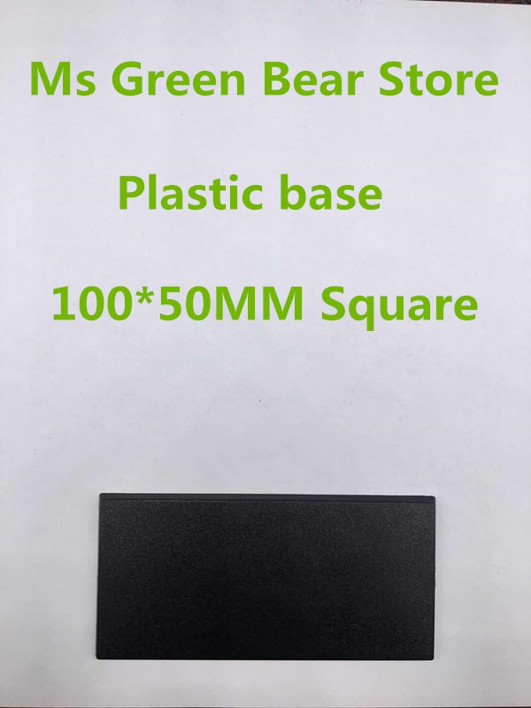 GBS Plastic Model Base 50*100 Square Base – Vicedeal