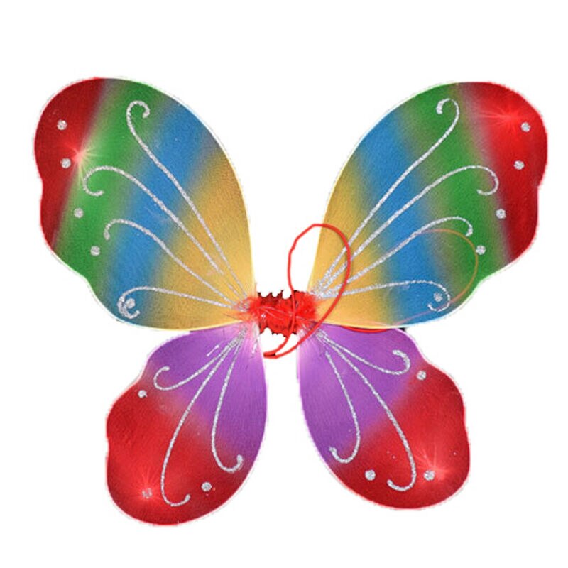 Adult Kid Pixie Wing Fee Multicolor Colorful Fairy... – Vicedeal