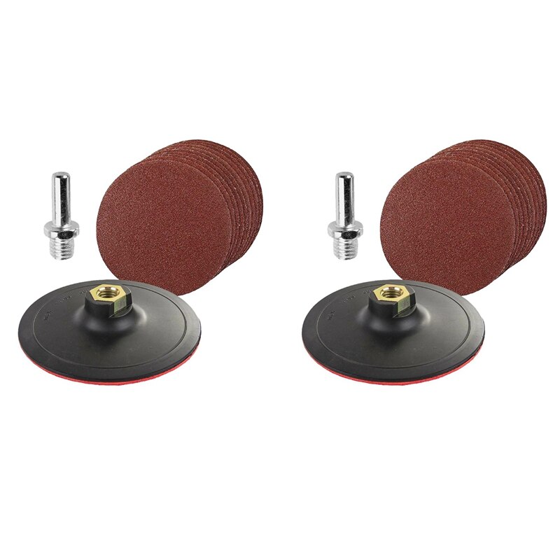 20-Piece Round Sanding Set with Padded and Drilled... – Vicedeal