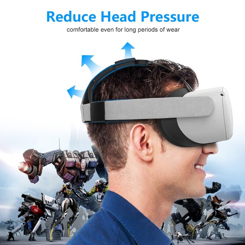 Headband Strap VR Headset Head Cushion Pad For -Oc... – Grandado