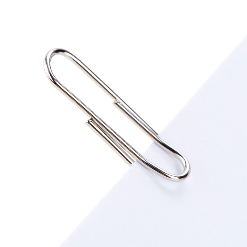 3 boxes 100pcs each box paper clip metal nickel pl... – Grandado