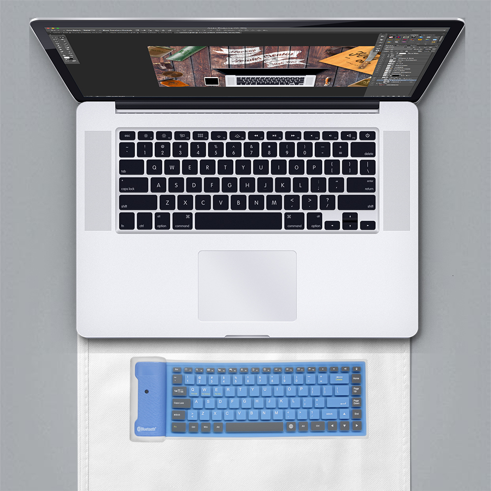 Wireless Bluetooth Keyboard Foldable Roll Up Silen... – Vicedeal Wireless Bluetooth Keyboard Foldable Roll Up Silen... – Vicedeal