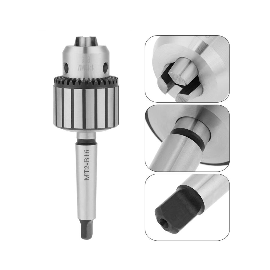 1-13mm Capacity Carbide Steel MT2-B16 Arbor Key Ty... – Grandado