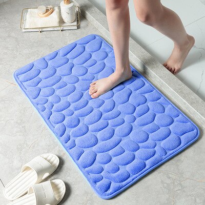 Badkamer Anti-Slip Mat Memory Foam Badmat Geplavei... – Vicedeal