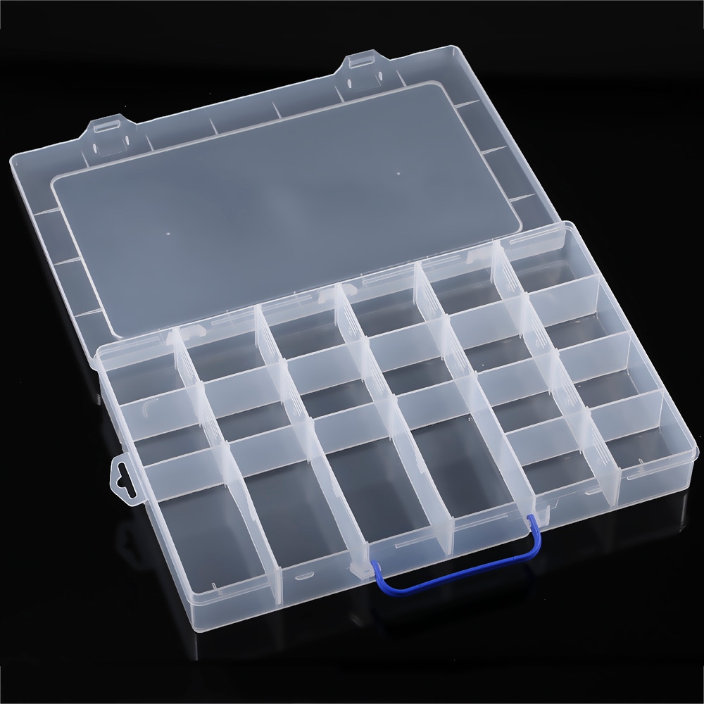 Adjustable Dividers 20 Compartment Slot Plastic St... – Vicedeal