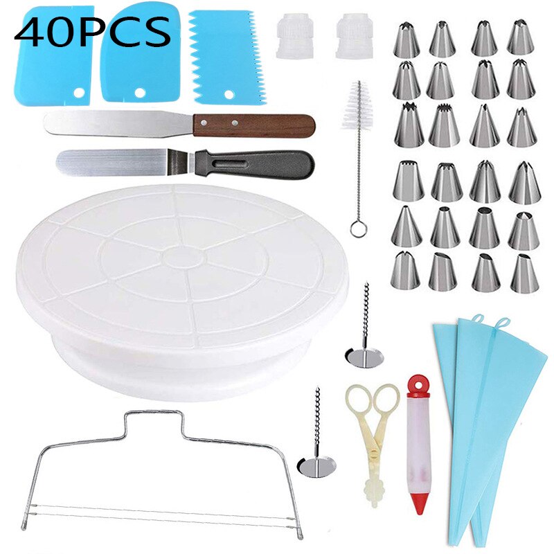 40/36pcs Cake Decorating Ipment Set Cupcake Decora... – Grandado