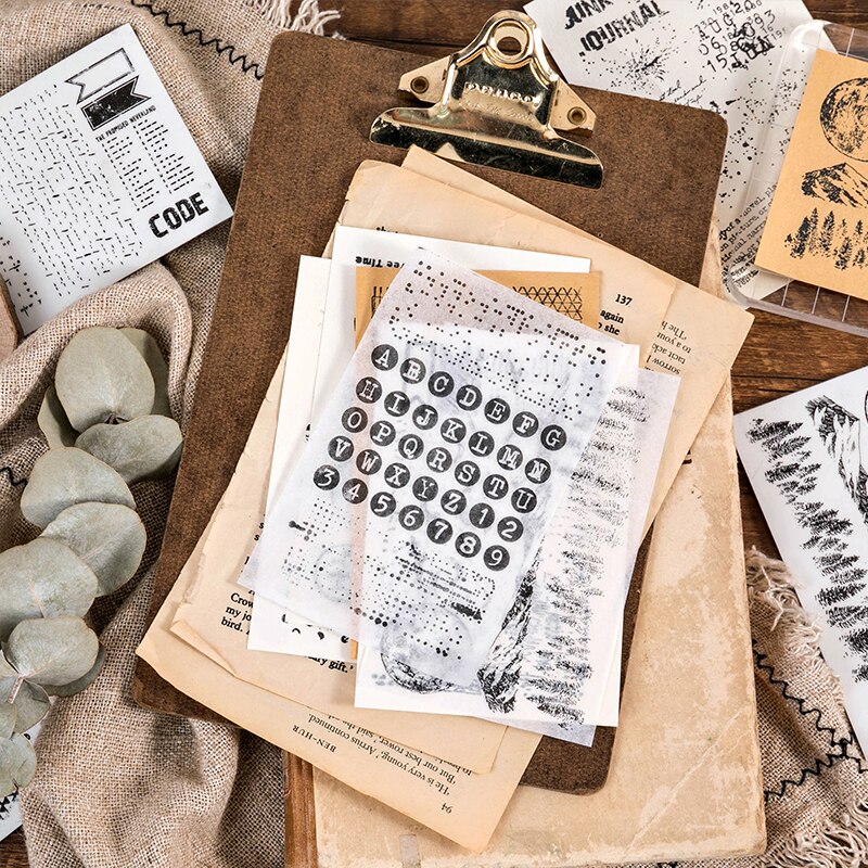 8PCS/lot mottled base series stamp DIY foam rubber... – Grandado