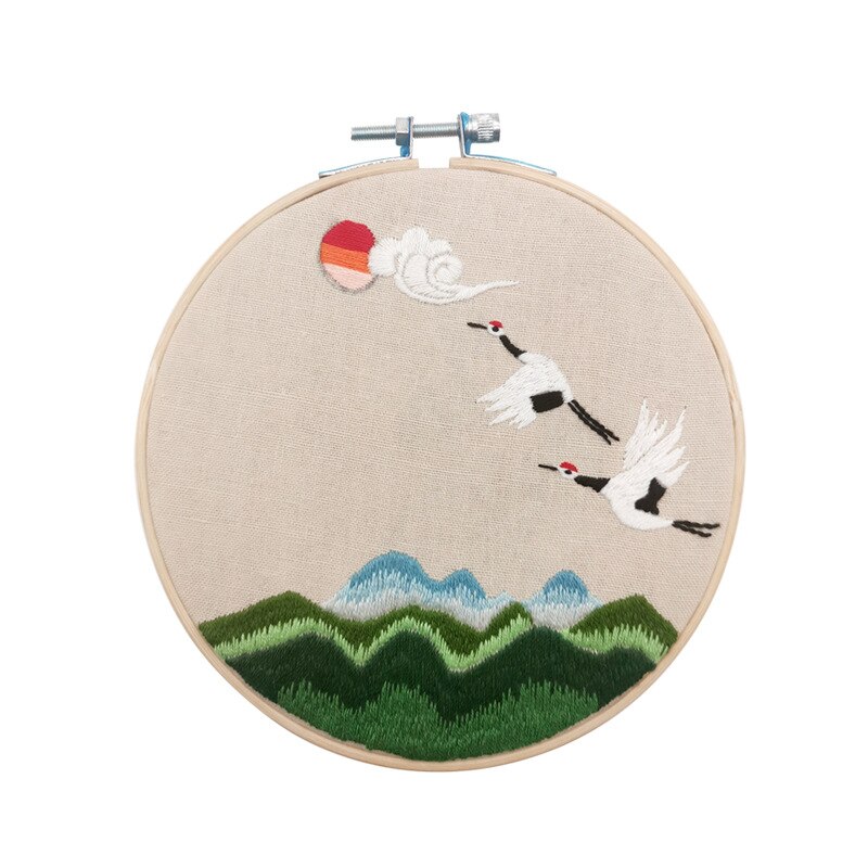 Kit de broderie de pin chinois bricolage avec cerc... – Grandado