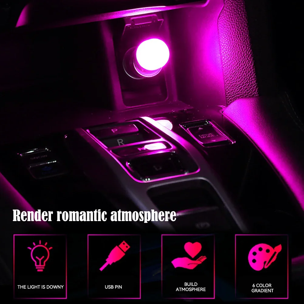 Car USB Touch Atmosphere Light Auto LED Reading La... – Grandado