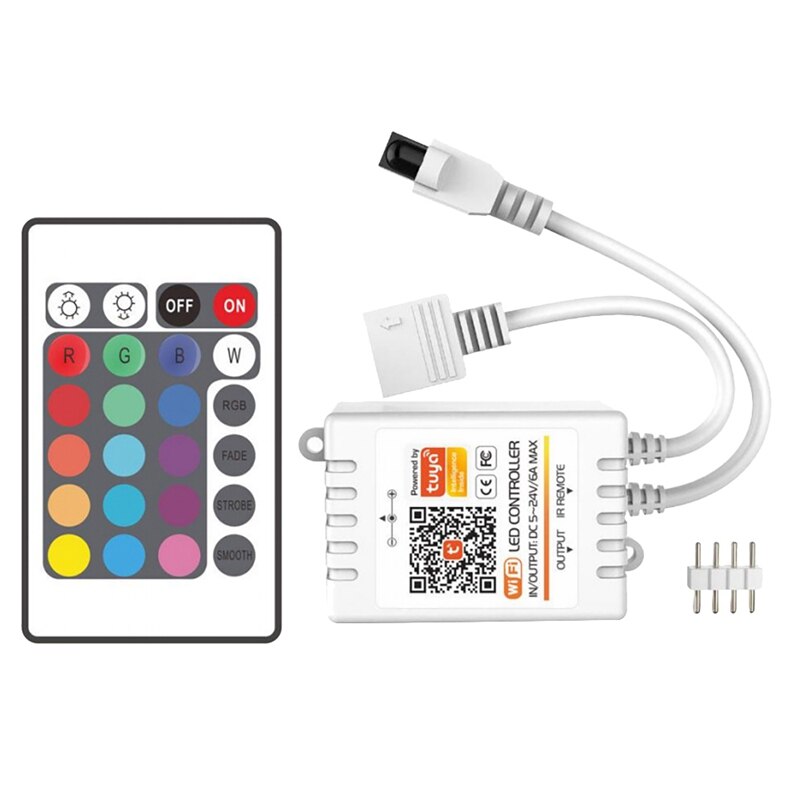 Led Light Controller Rgbw Infrarood 24-Key Mobiele... – Grandado