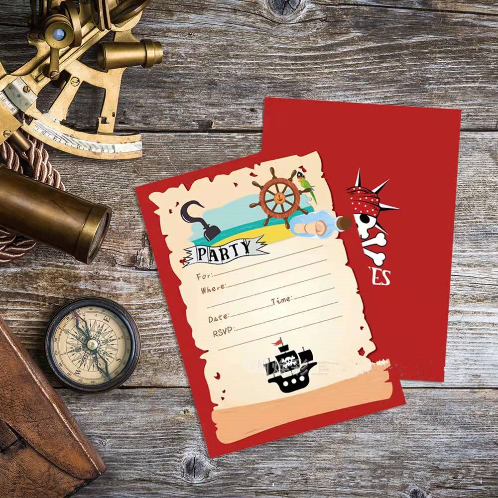 10pcs Cartoon Caribbean Pirates Theme Dessert Cake... – Grandado