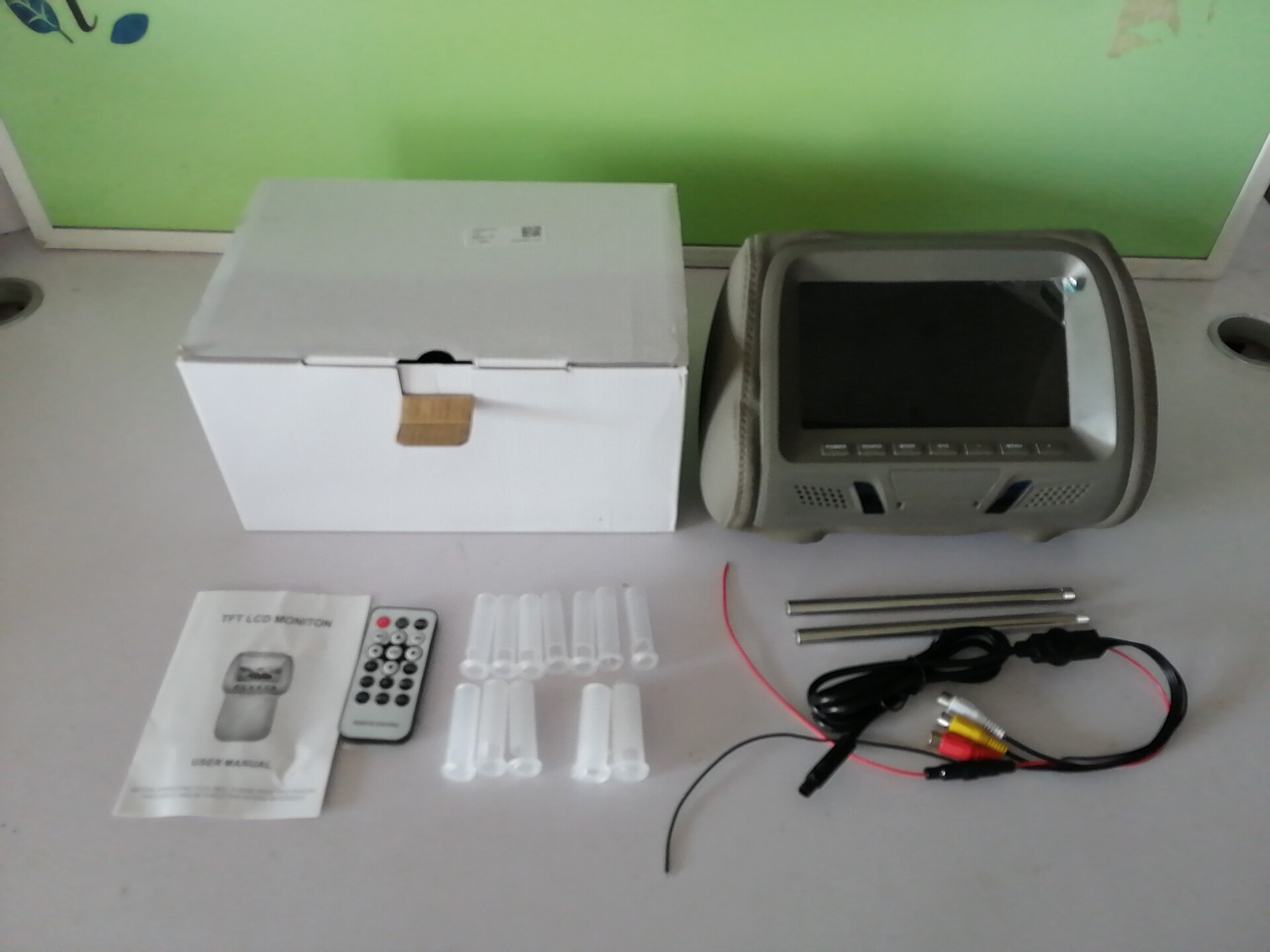 Universal 7 Inch Car Headrest Monitor Black Rear S... – Grandado