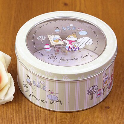 Transparent Sunroof Film Tin Box Medium Floral Rou... – Grandado