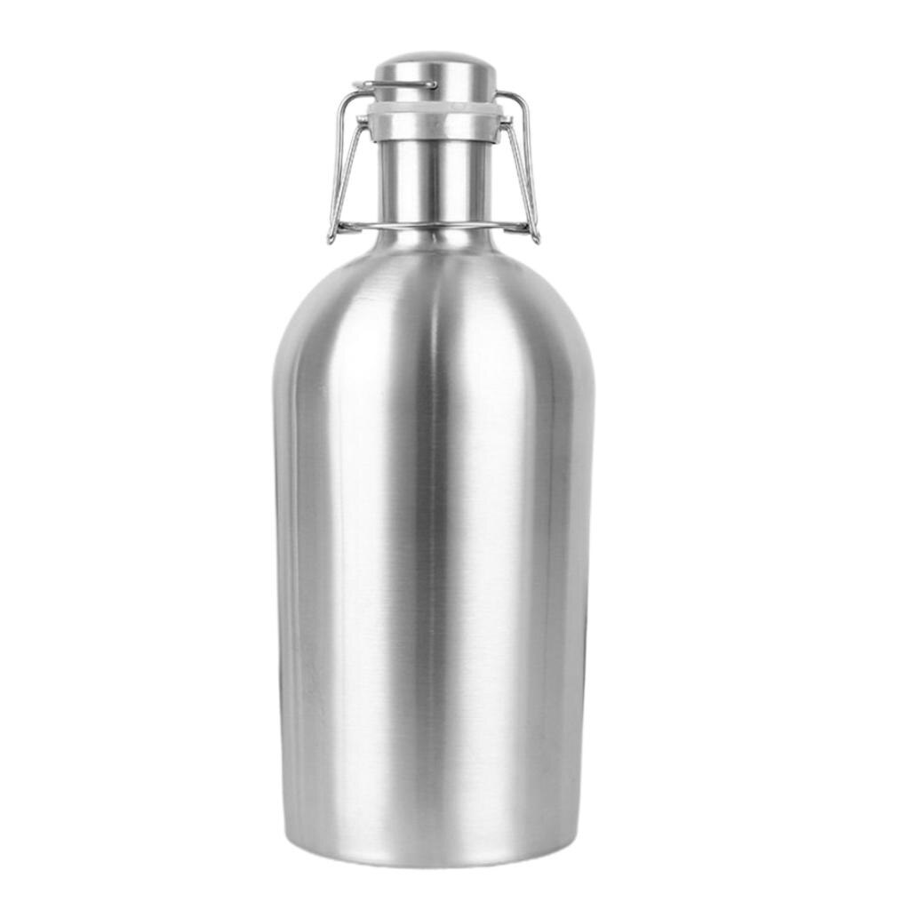 Stainless Steel Insulated Beer Growler -2.5L Water... – Grandado