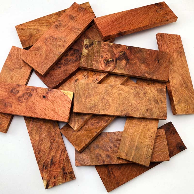 2pieces Burmese Pear Gall Wood for DIY Knife Handl... – Grandado
