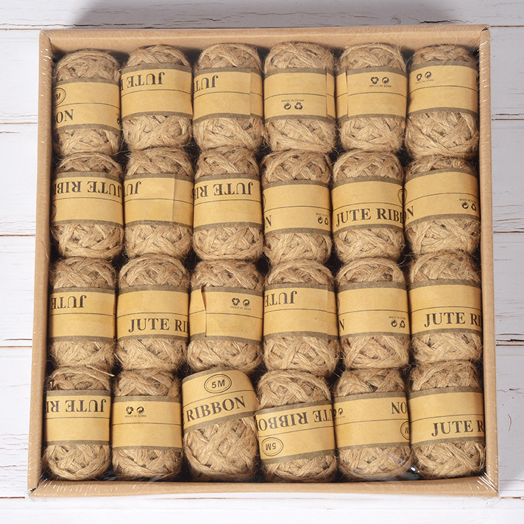 24Pcs Natuurlijke Jute Twine String Roll Voor Kuns... – Grandado