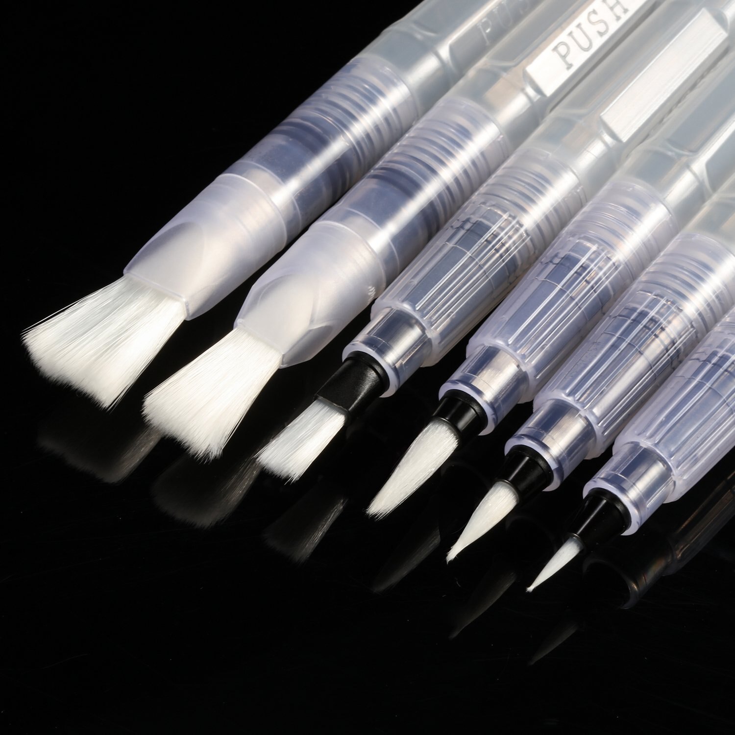 Aquarell Pinsel Stift 6 Stck sortiert Pinsel Tipps... – Grandado